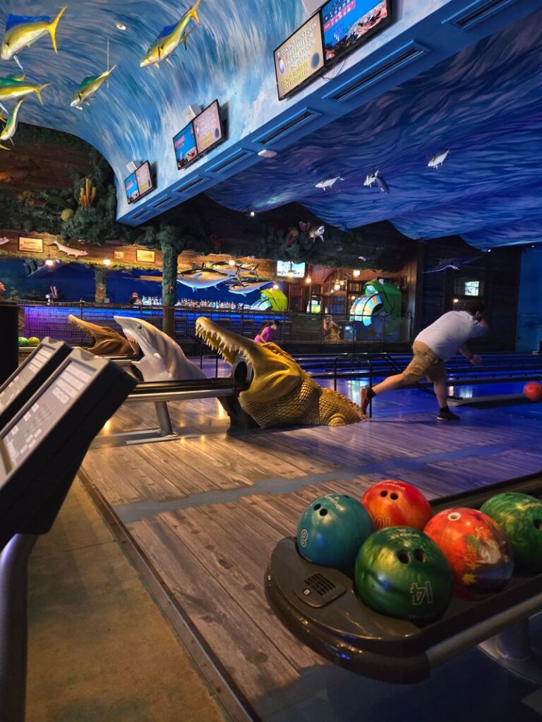 Destin has a underwater-themed bowling experience that feels ...