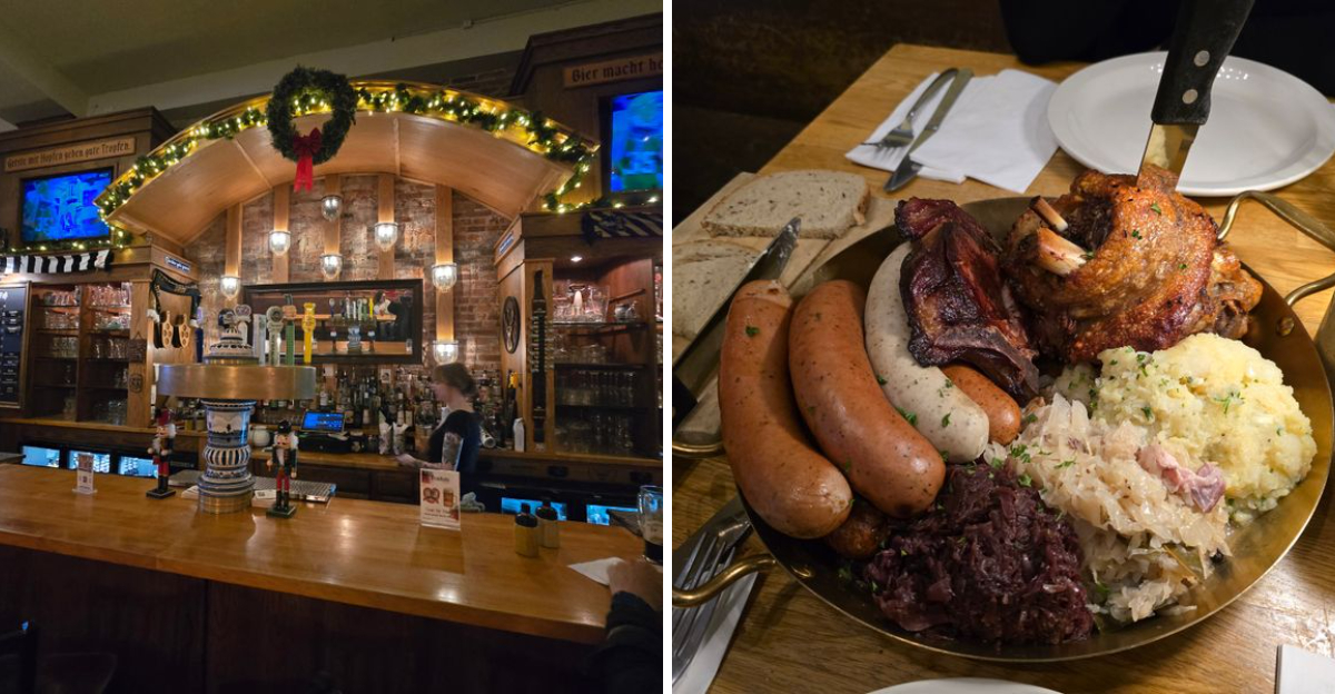 German restaurants in Pennsylvania known for Christmas market-style meals