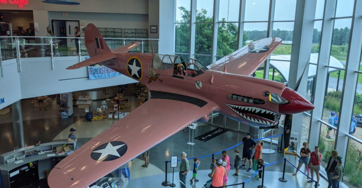 This 50,000-square-foot aviation museum in Michigan feels straight out ...