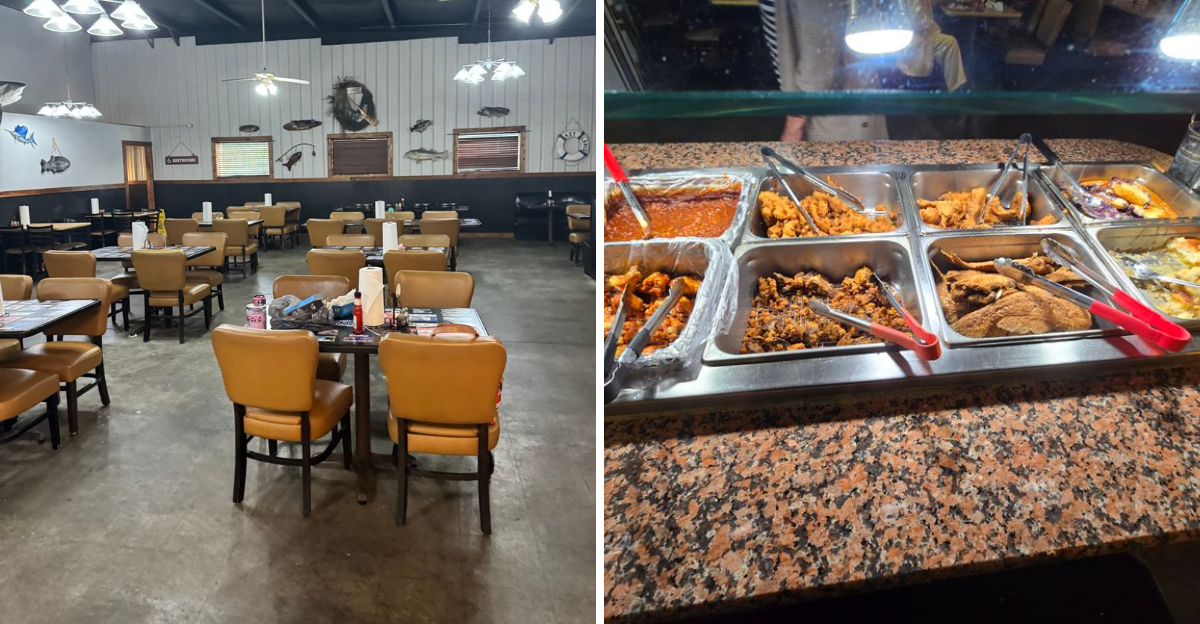 Where Kentuckians line up for a comforting catfish buffet they trust