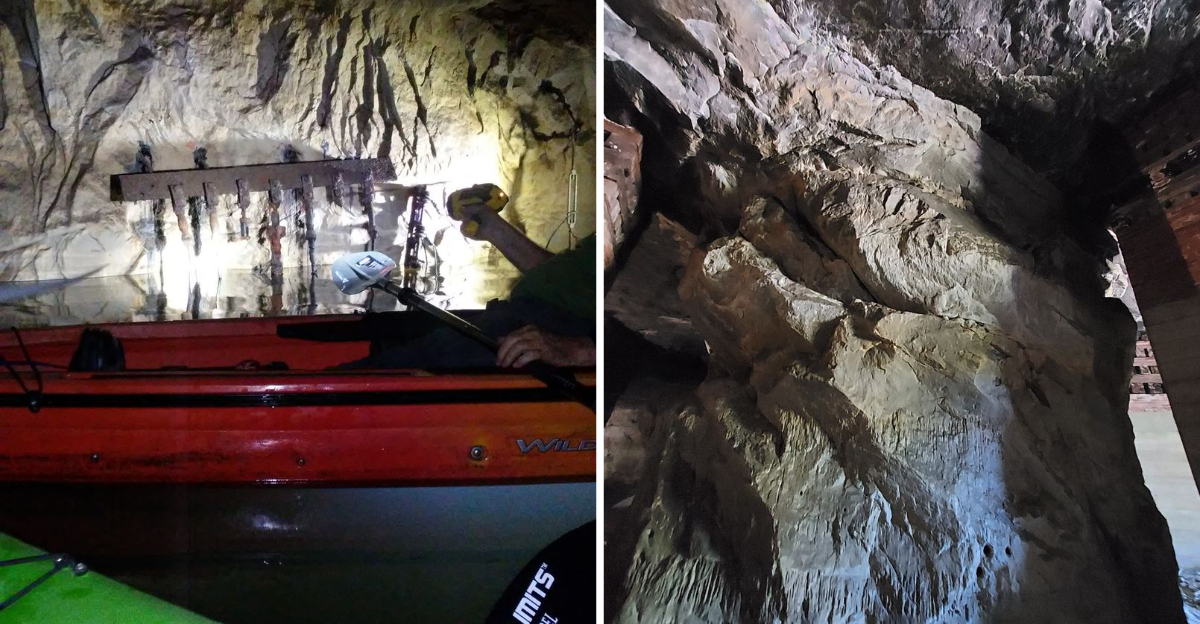 A 150-acre underground lake in Missouri offers kayaking in almost ...