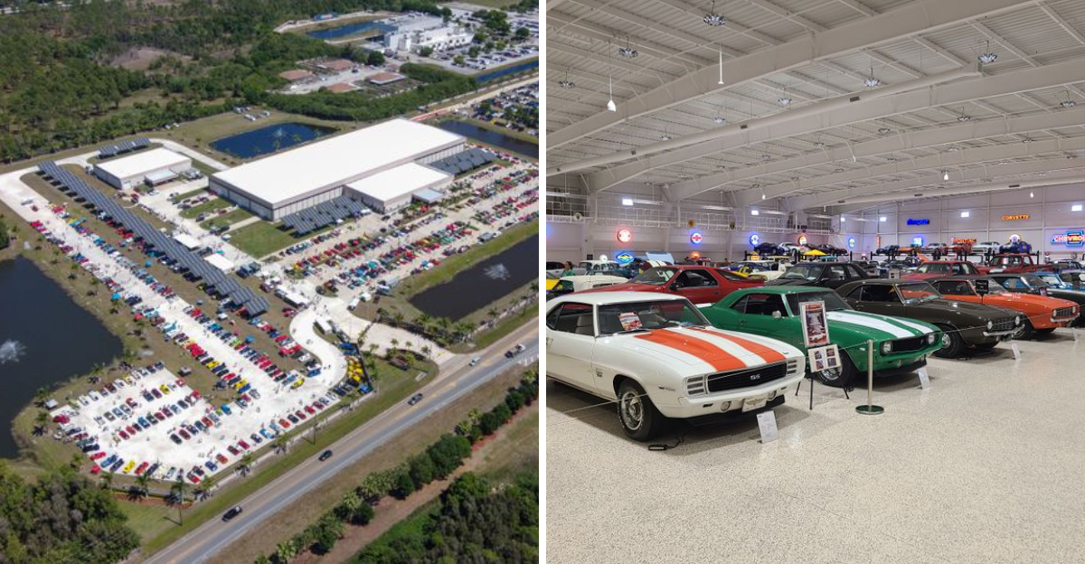 A massive Florida museum filled with over 400 classic American muscle cars