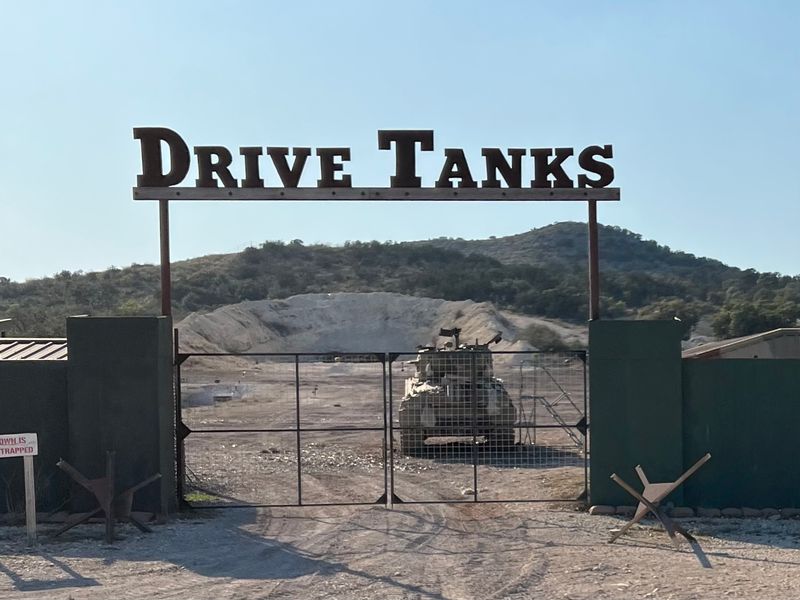 A military museum in Texas where you can actually drive a 32-ton tank