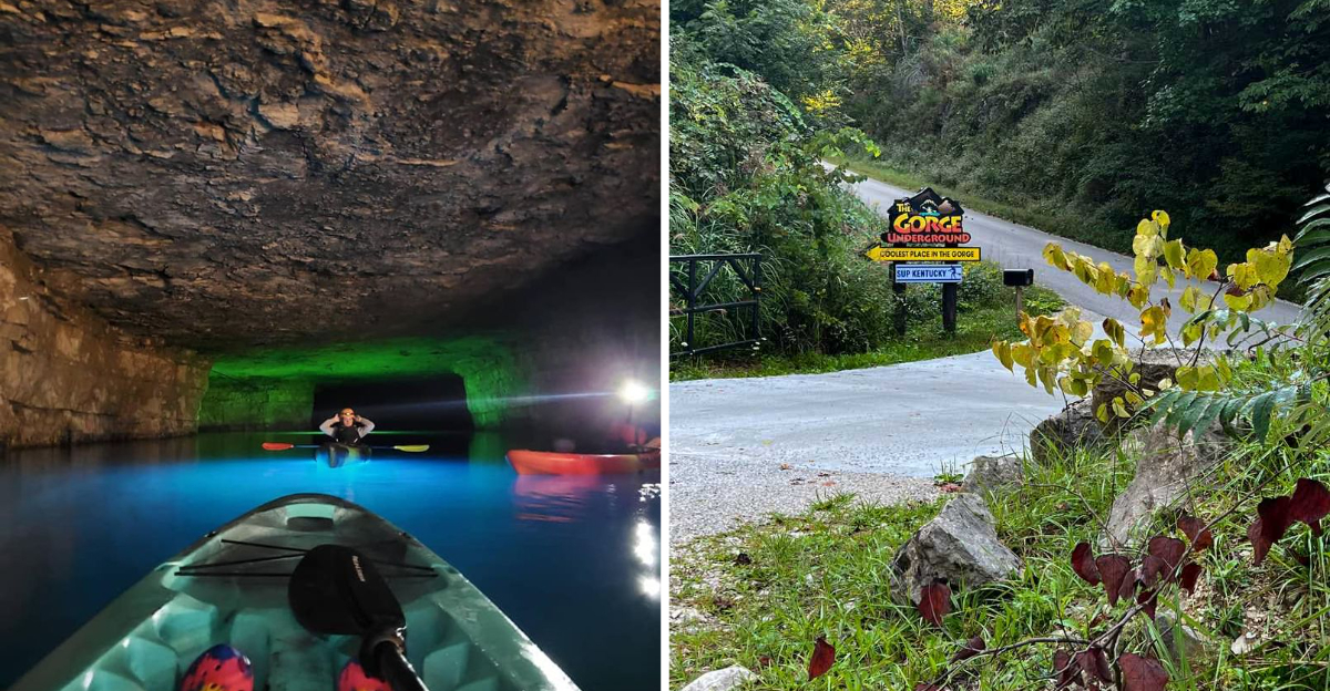 An underground kayak tour in Kentucky takes you through a 100-year-old ...