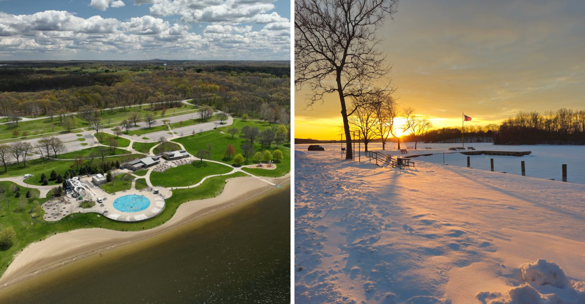 From water slides to winter ski trails, this Michigan park is a four ...