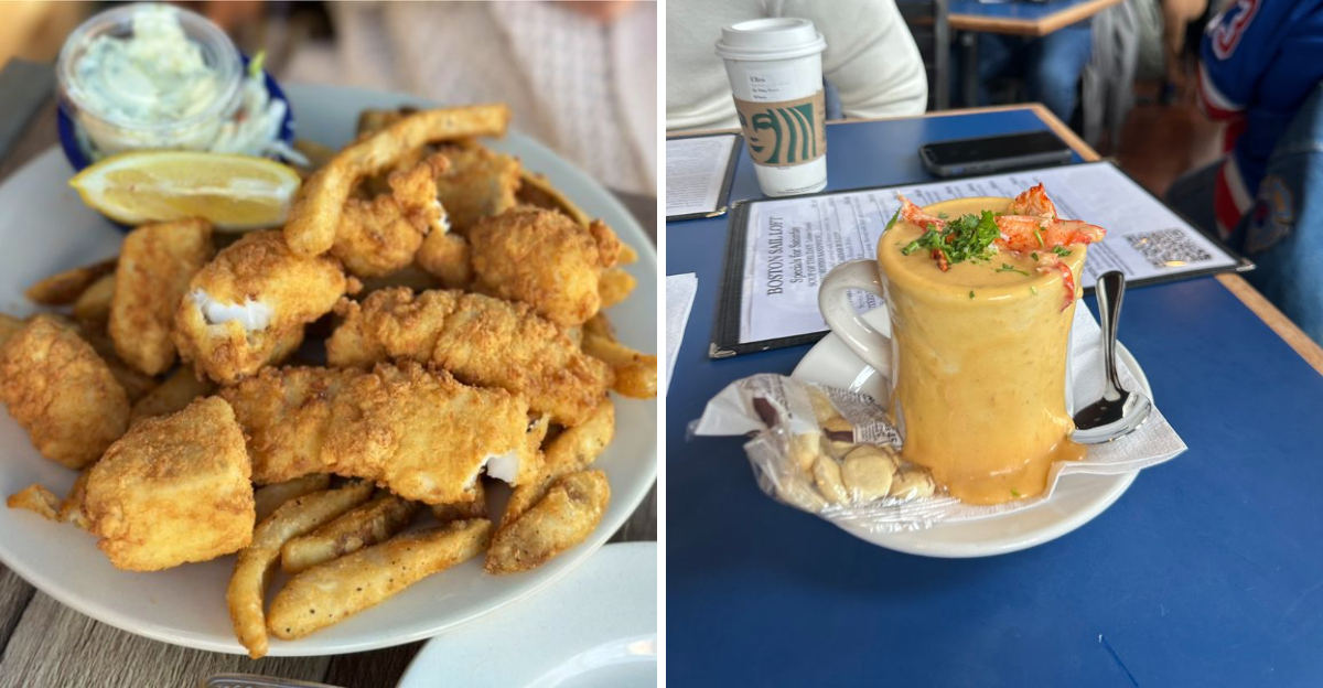 The fish and chips at this Boston waterfront restaurant have earned a ...