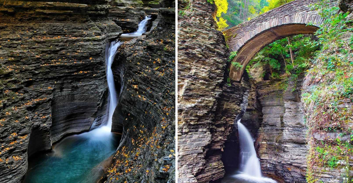 This New York gorge has 19 waterfalls along a single 2-mile trail