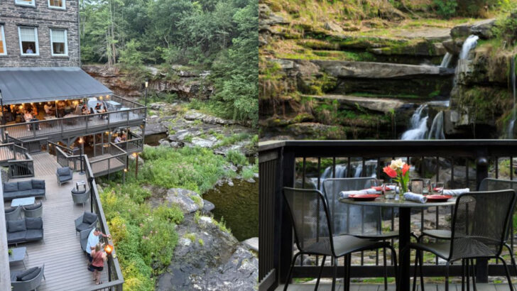 This Waterfall Terrace Restaurant Is One of Pennsylvania’s Most ...