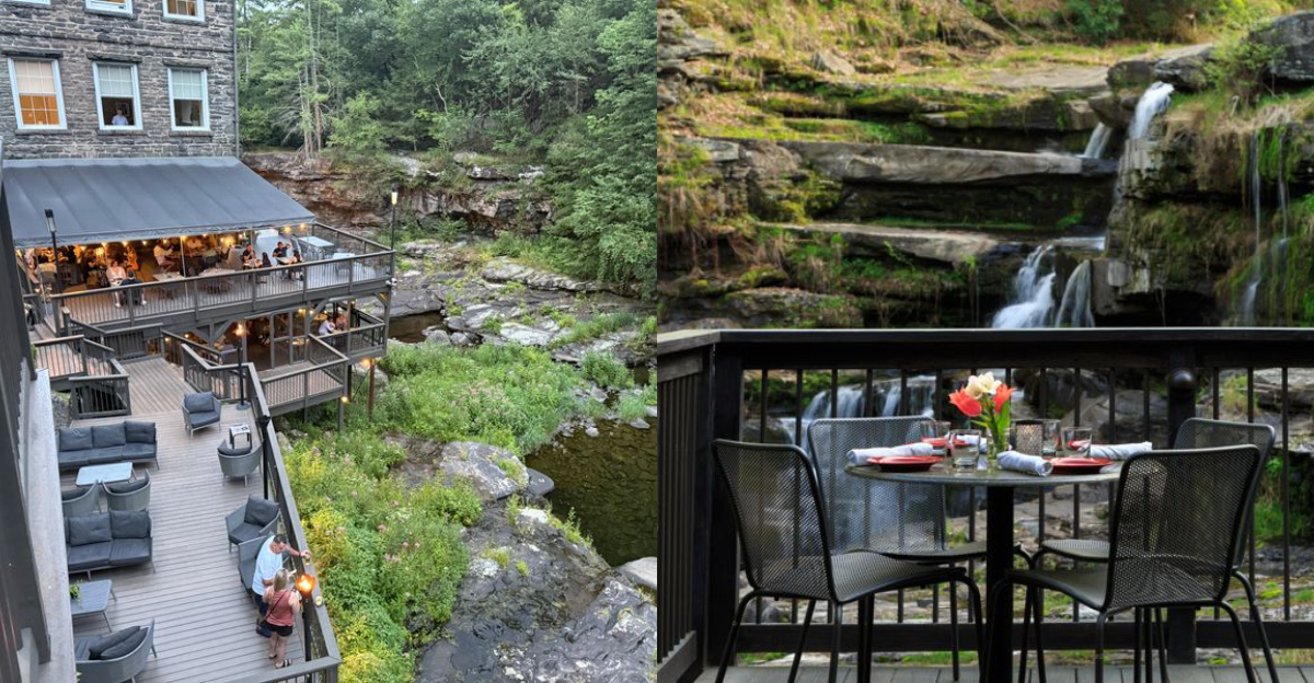 This Waterfall Terrace Restaurant Is One of Pennsylvania’s Most ...