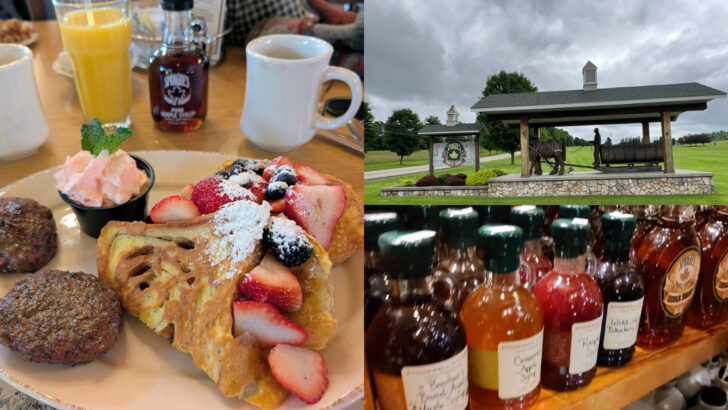 This charming New York escape is known for serving maple breakfast all day