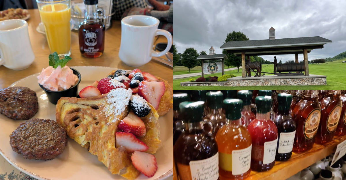 This charming New York escape is known for serving maple breakfast all day