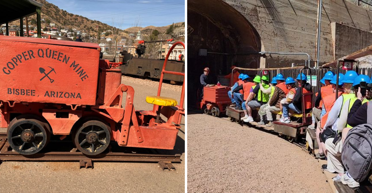 The Arizona mine tour where you ride an old copper mining train deep ...