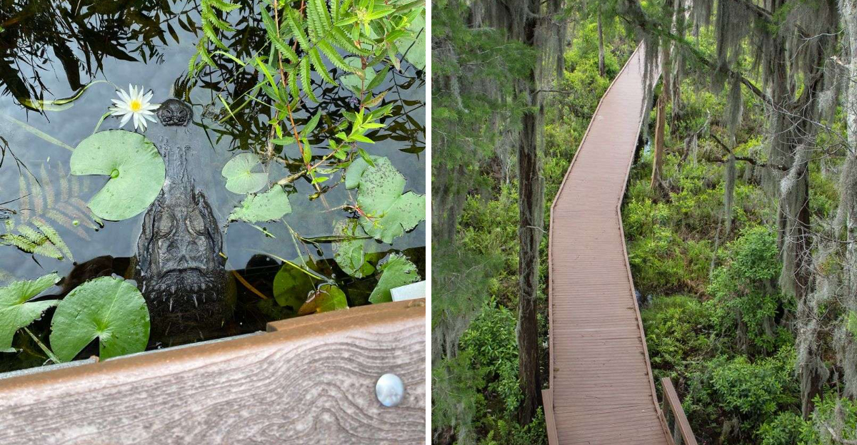 This Elevated Boardwalk in Georgia Weaves Through a 438,000-Acre Swamp ...