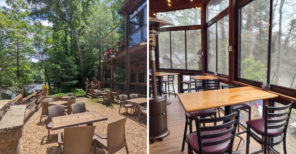 This Riverfront Restaurant In Georgia Has Tables That Make Every Meal ...