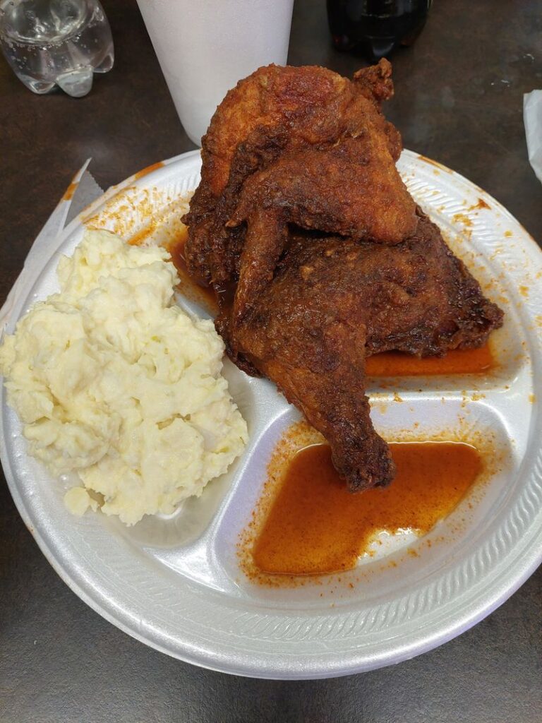 This old-school barbecue joint in North Carolina serves fried chicken ...