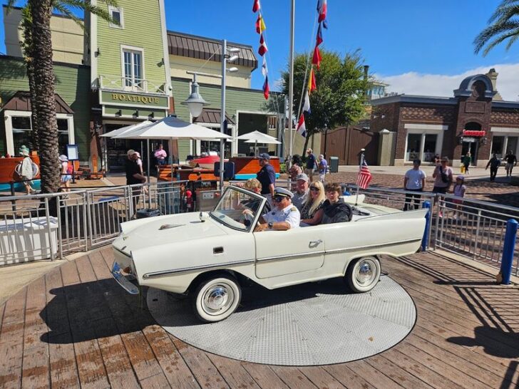 This Florida Restaurant Has Vintage 1960s Amphicars That Drive You ...